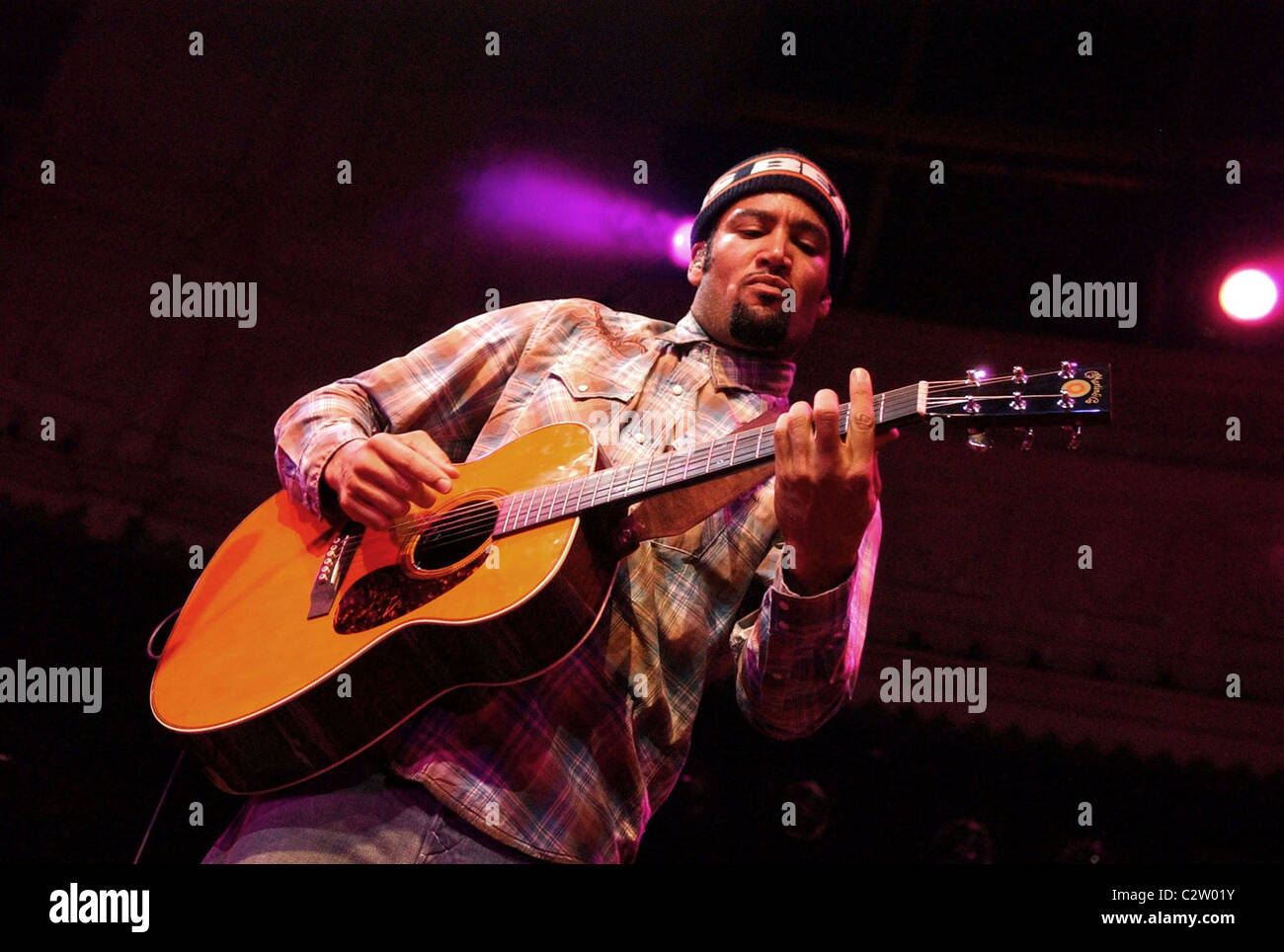 Ben Harper performing in concert at the Paradiso Amsterdam, Holland ...