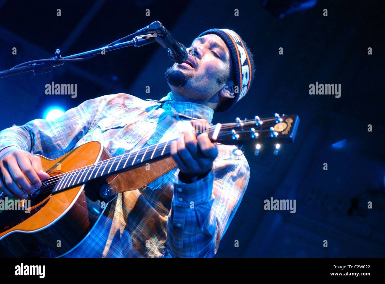 Ben Harper performing in concert at the Paradiso Amsterdam, Holland ...