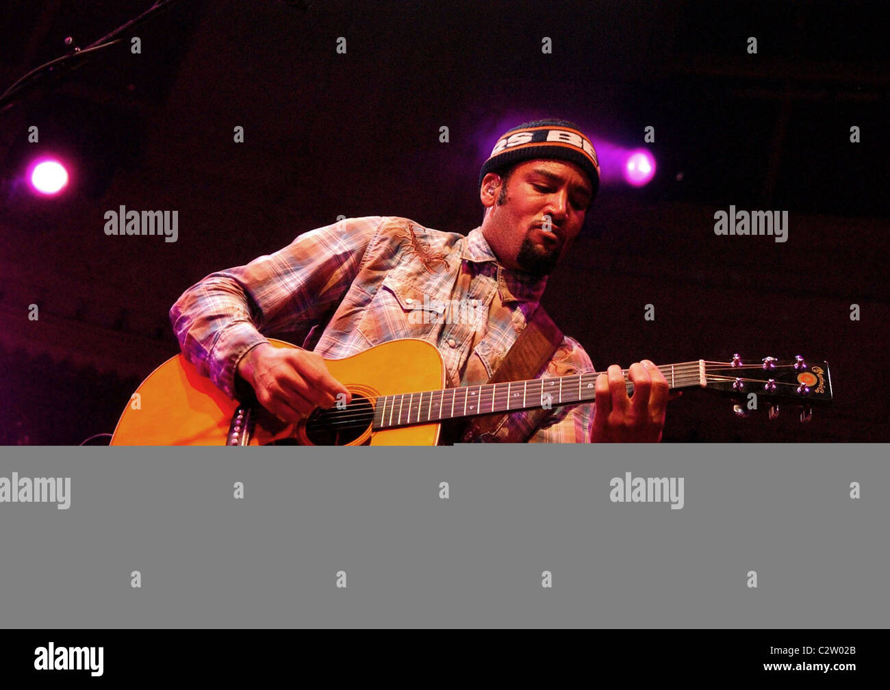 Ben Harper performing in concert at the Paradiso Amsterdam, Holland ...