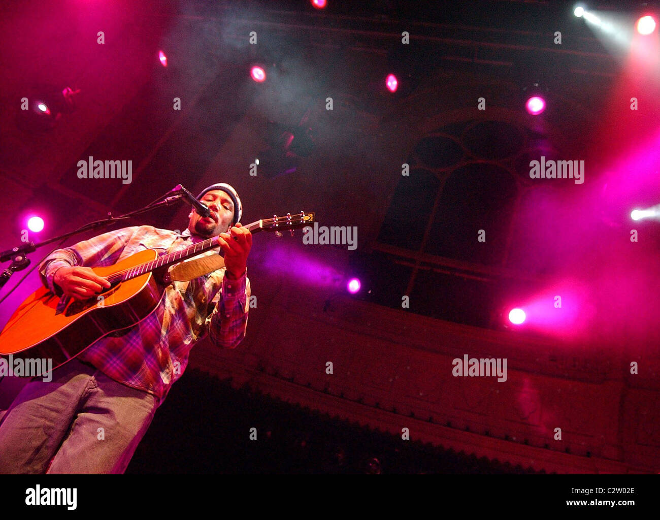 Ben Harper performing in concert at the Paradiso Amsterdam, Holland ...