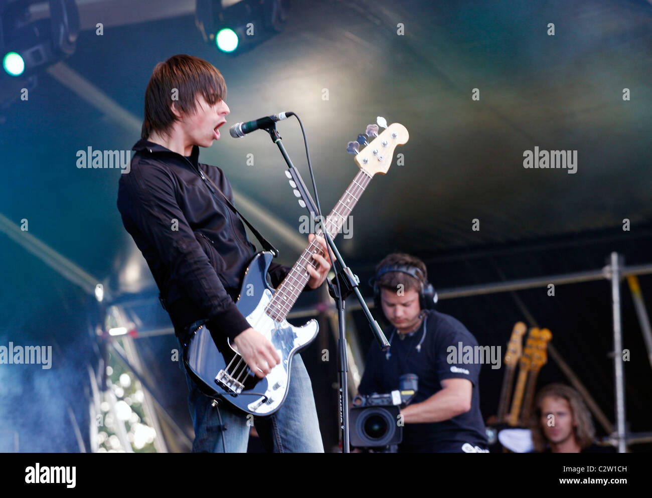 Andy Hopkins of The Enemy Isle of Wight Music Festival 2008 - Day 2 ...