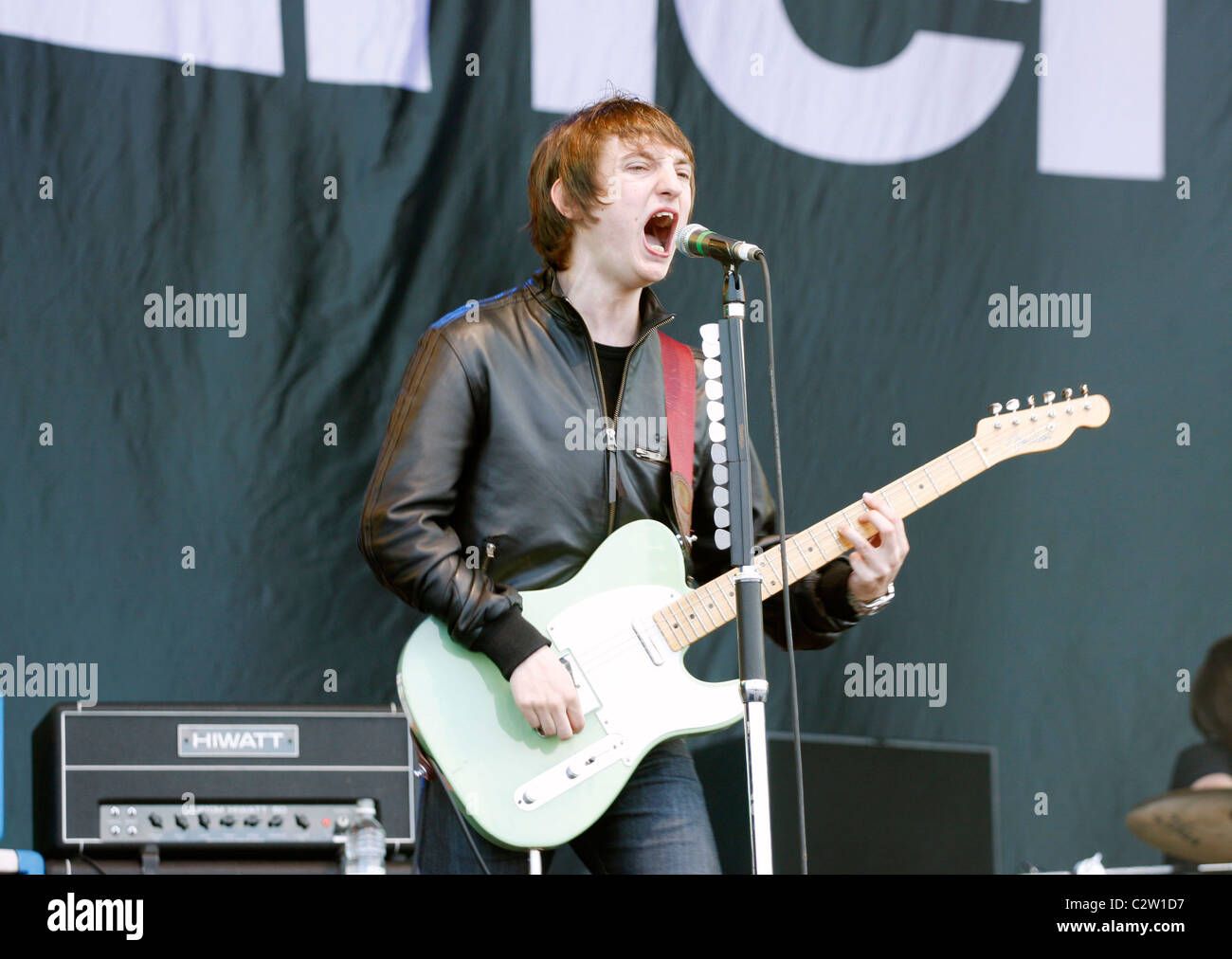 Tom Clarke of the The Enemy Isle of Wight Music Festival 2008 - Day 2 ...