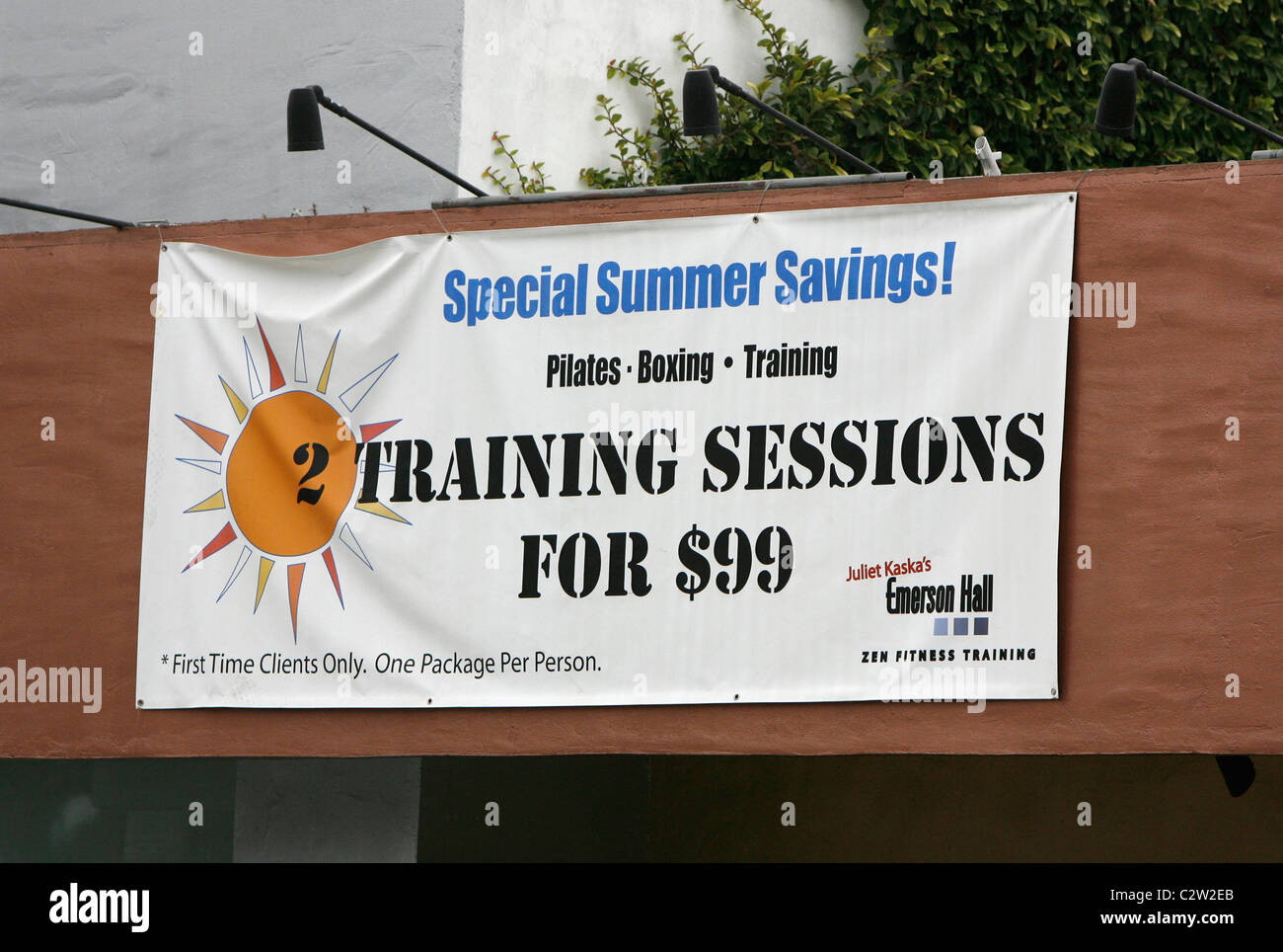 Juliet Kaska's Emerson Hall Fitness in West Hollywood where Christina ...