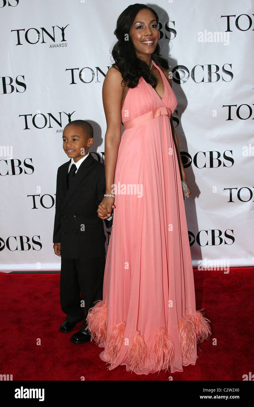 D'Adre Aziza and her son The 62nd Tony Awards at the Radio City Music ...