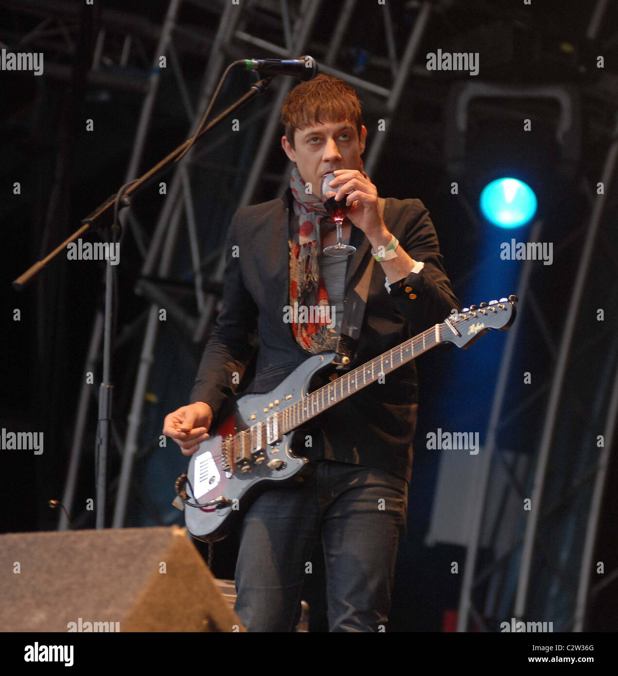 Jamie Hince The Kills perform at the Royal Hospital Kilmainham Dublin ...