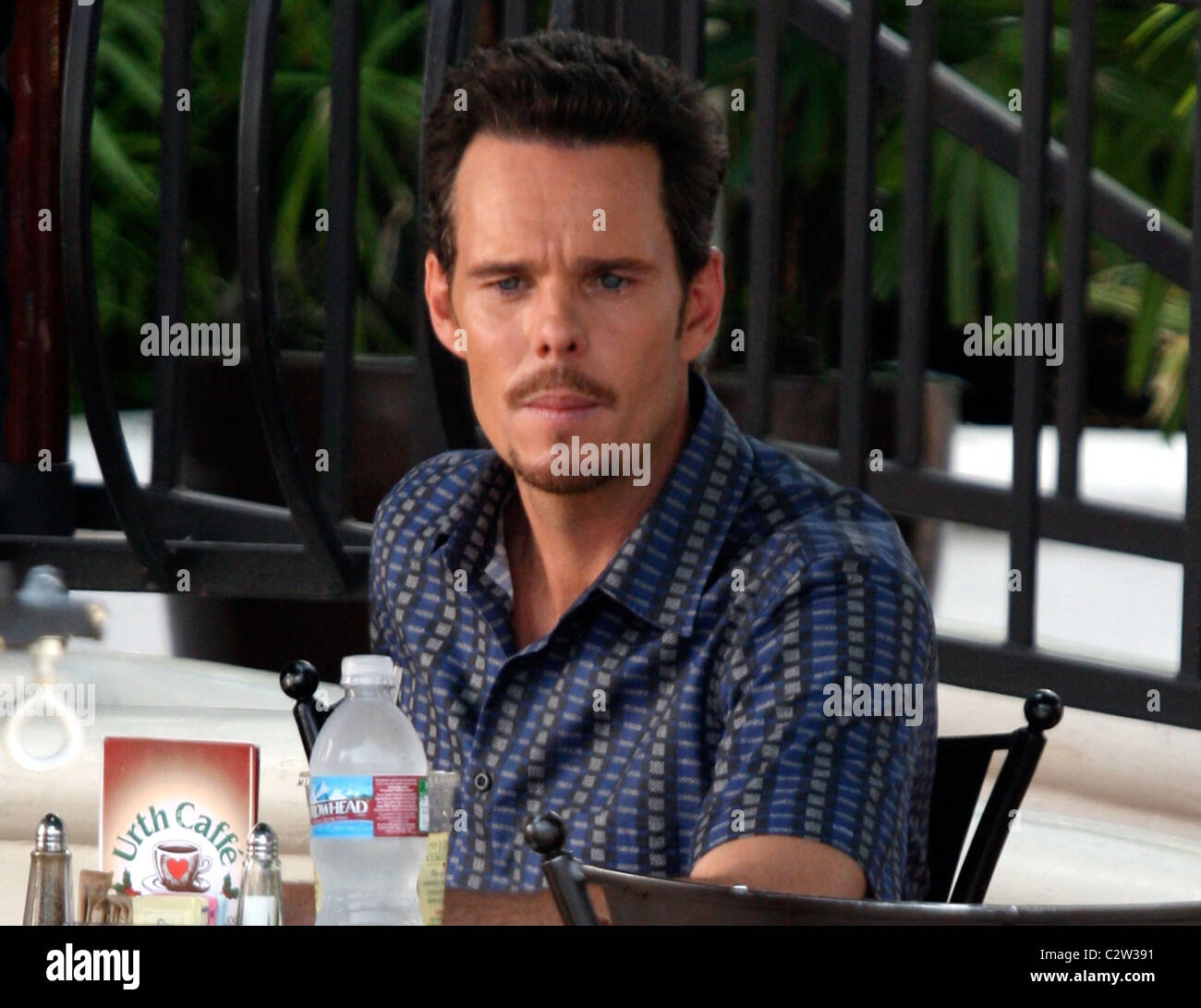 Kevin Dillon The cast of HBO's 'Entourage' filming a scene at the Urth ...