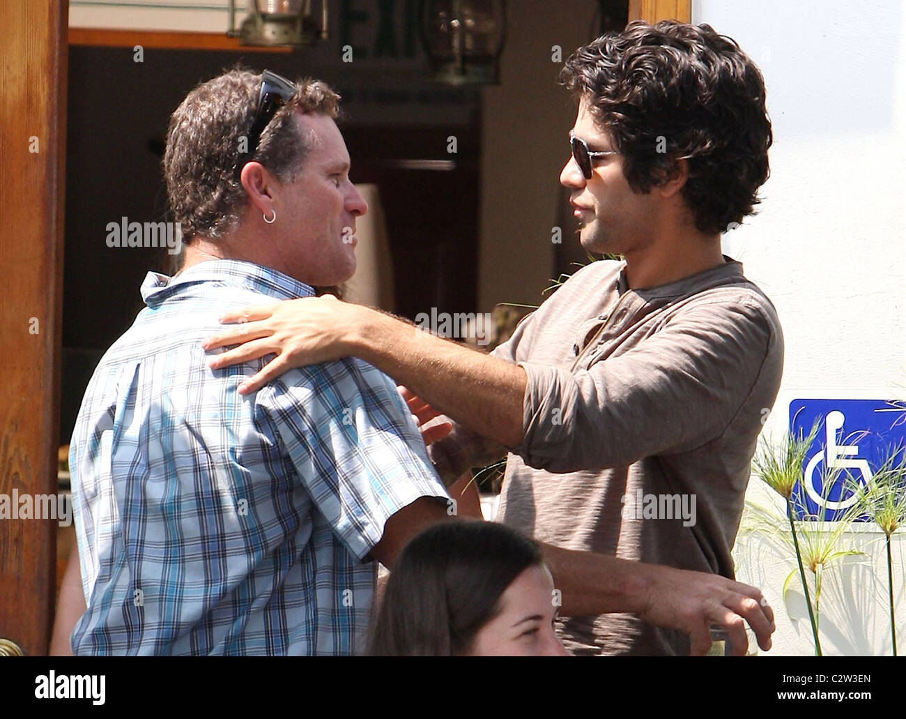 Adrian Grenier The cast of HBO's 'Entourage' filming a scene at the ...