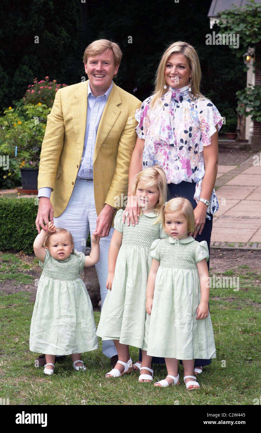 Willem-Alexander, Prince of Orange, Princess Máxima, Princess Ariane ...