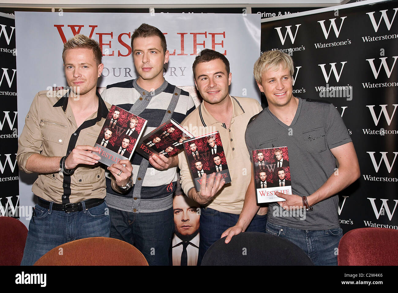 Mark Feehily and Shane Filan, Nicky Byrne, Kian Egan Westlife sign ...