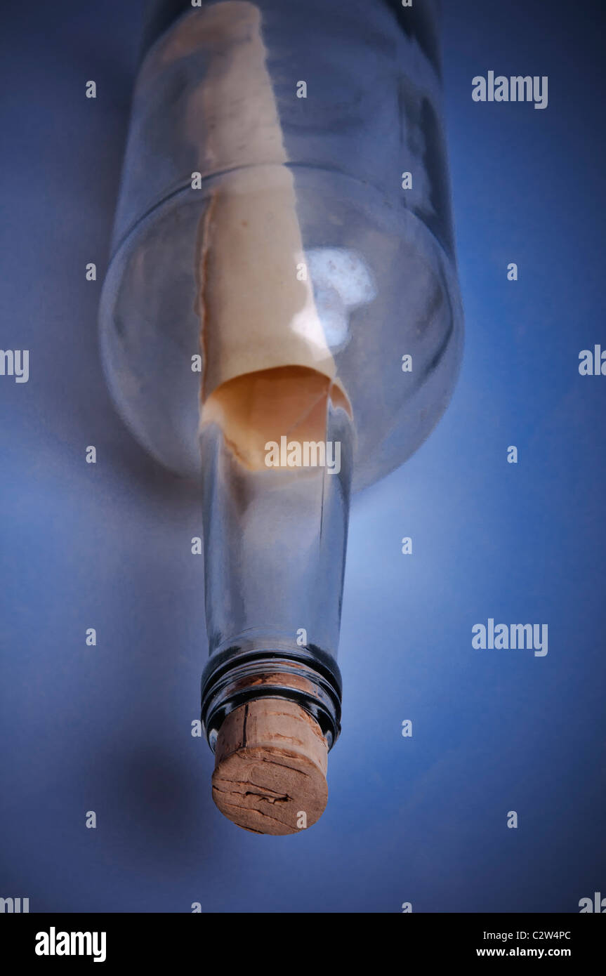 message in a bottle Stock Photo - Alamy