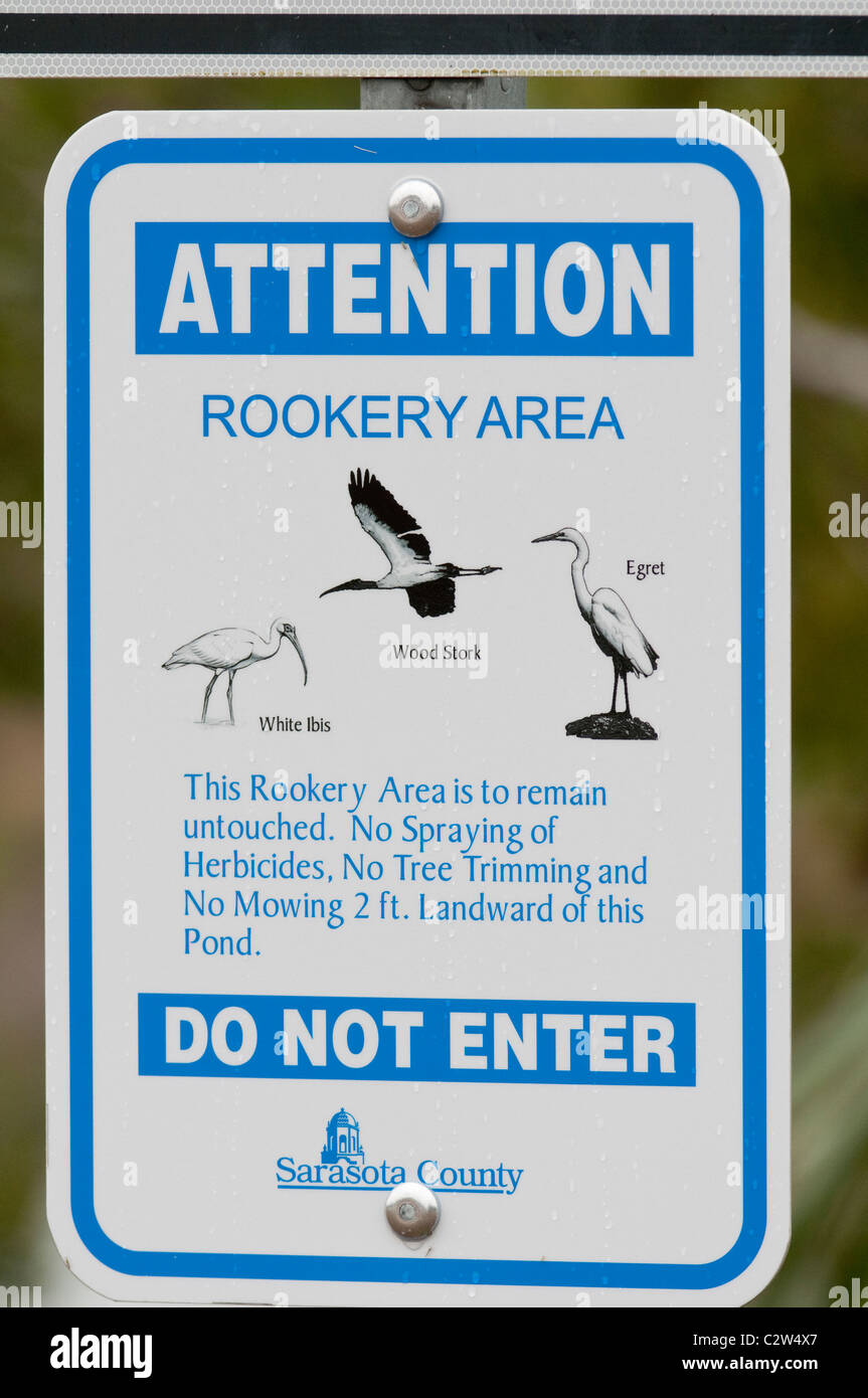 Conservation sign hi-res stock photography and images - Alamy