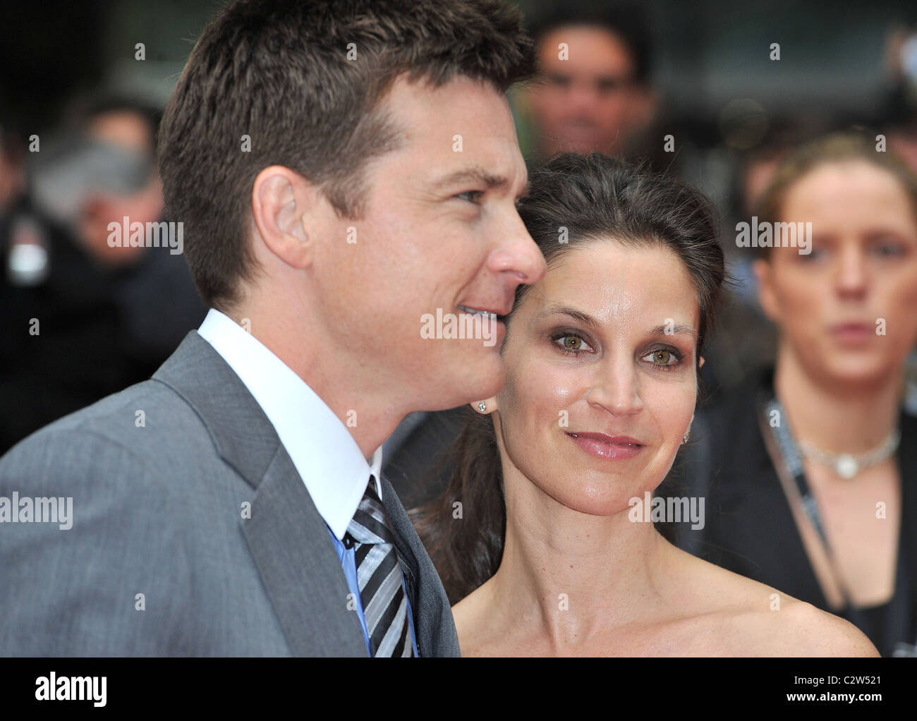 Amanda Anka and Jason Bateman London premiere of 'Hancock' at Vue West ...