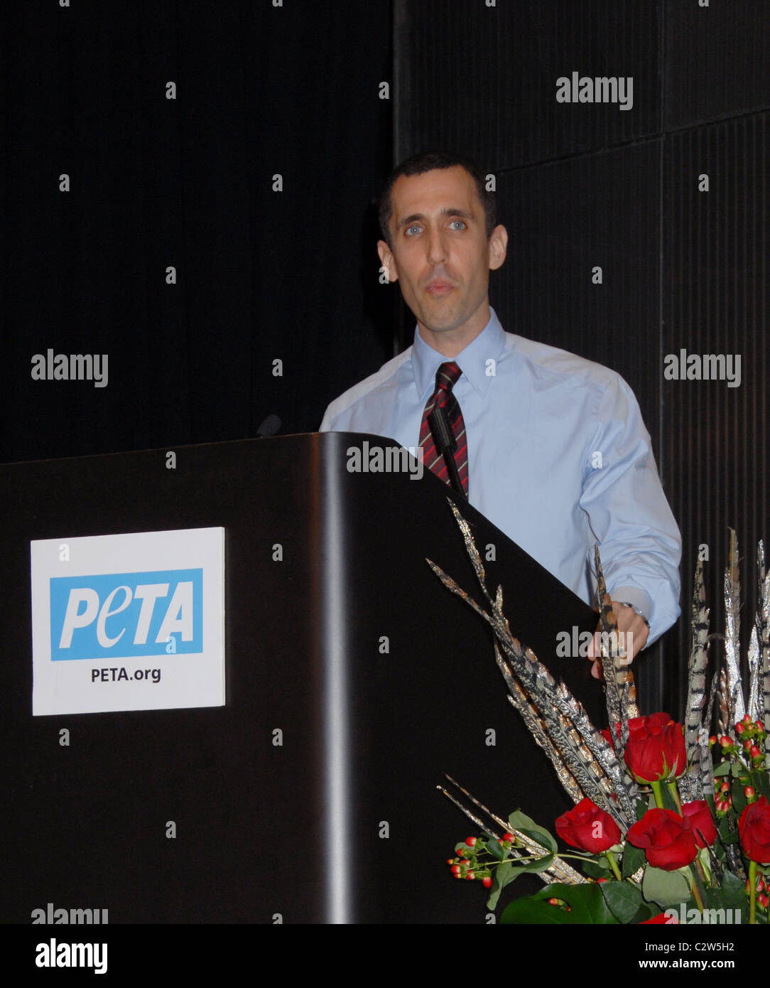 Donny Moss PETA hosts a screening of 'Blinders' a documentary about the ...
