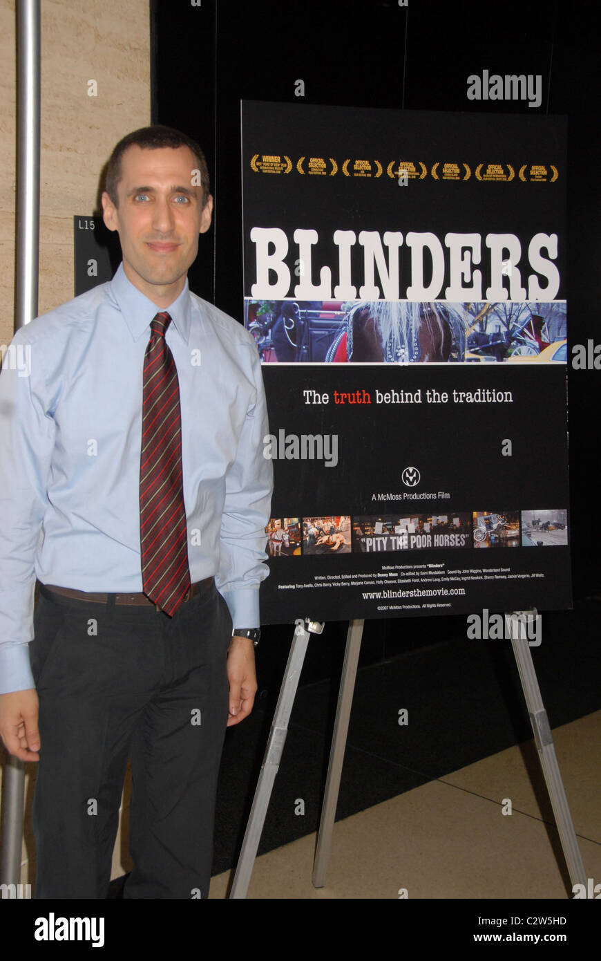 Donny Moss PETA hosts a screening of 'Blinders' a documentary about the ...