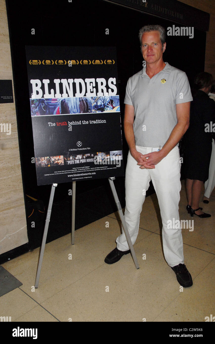 Dan Matthews PETA hosts a screening of 'Blinders' a documentary about ...