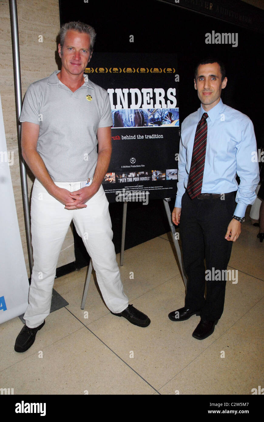 Dan Matthews and Donny Moss PETA hosts a screening of 'Blinders' a ...