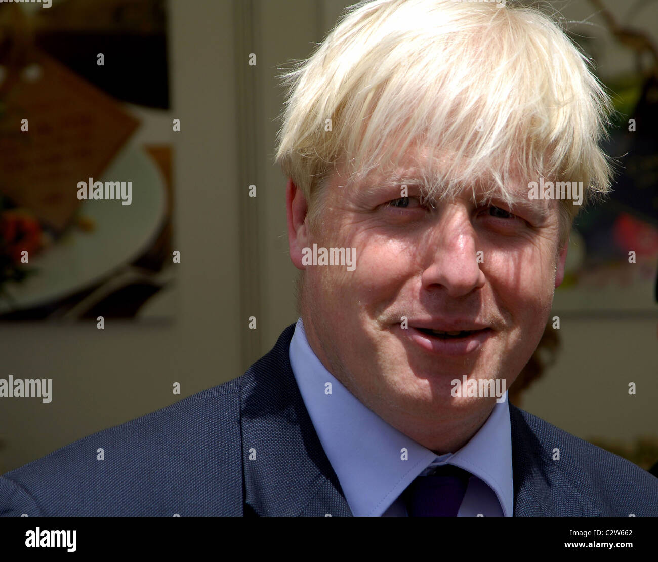 The Mayor of London, Boris Johnson, cuts the ceremonial ribbon to open ...