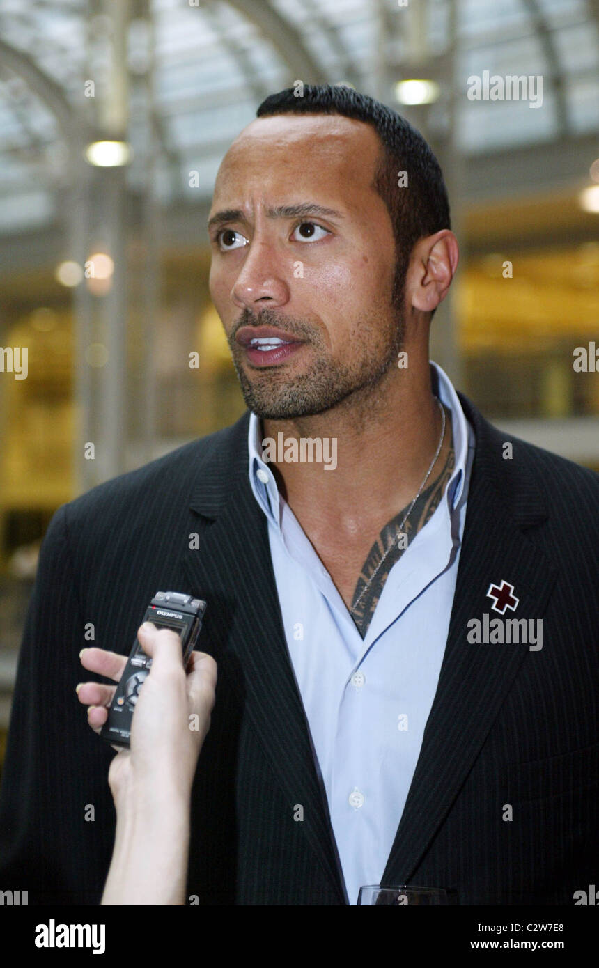 Dwayne Johnson aka The Rock attending the Congressional Awards 2008 ...