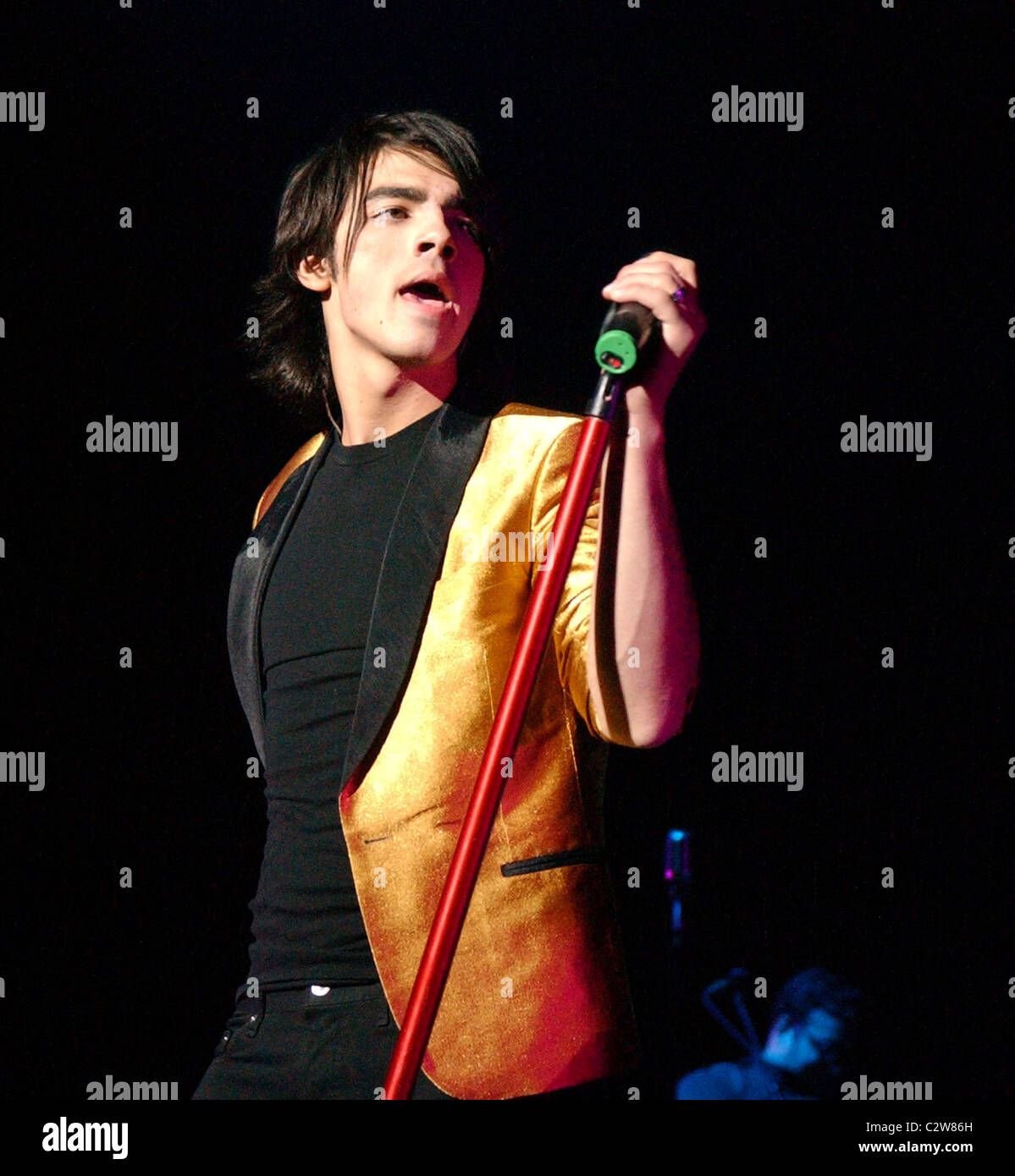 Joe Jonas The Jonas Brothers perform in concert at the Heineken Music ...