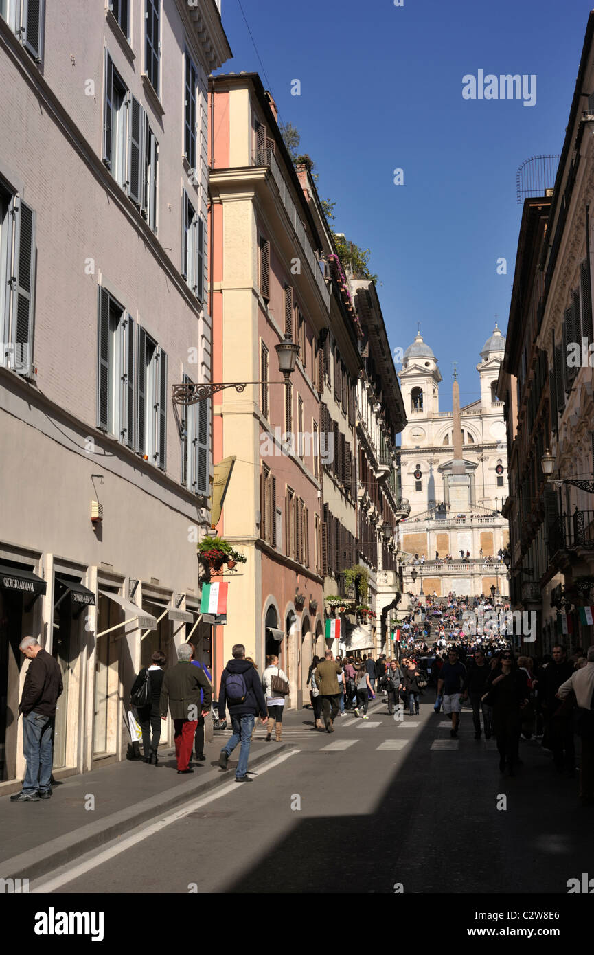 Via dei Condotti, Rome, Italy Stock Photo - Alamy