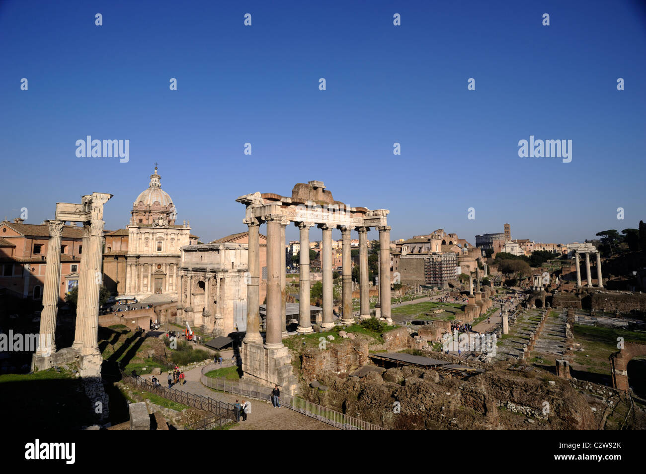 Italy, Rome, Roman Forum Stock Photo - Alamy