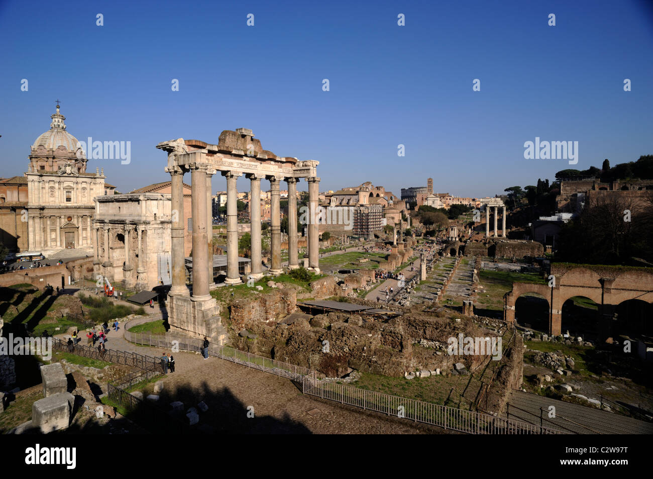 Italy, Rome, Roman Forum Stock Photo - Alamy