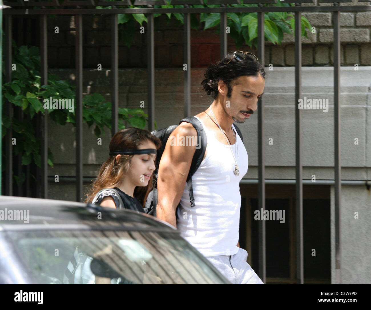 Lourdes Leon And Her Father Carlos Leon Leaving Madonnas Apartment New
