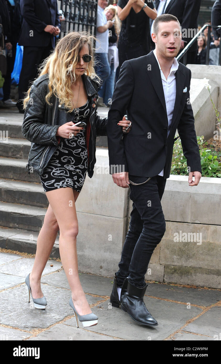 Alice dellal james jagger wedding hi-res stock photography and images ...