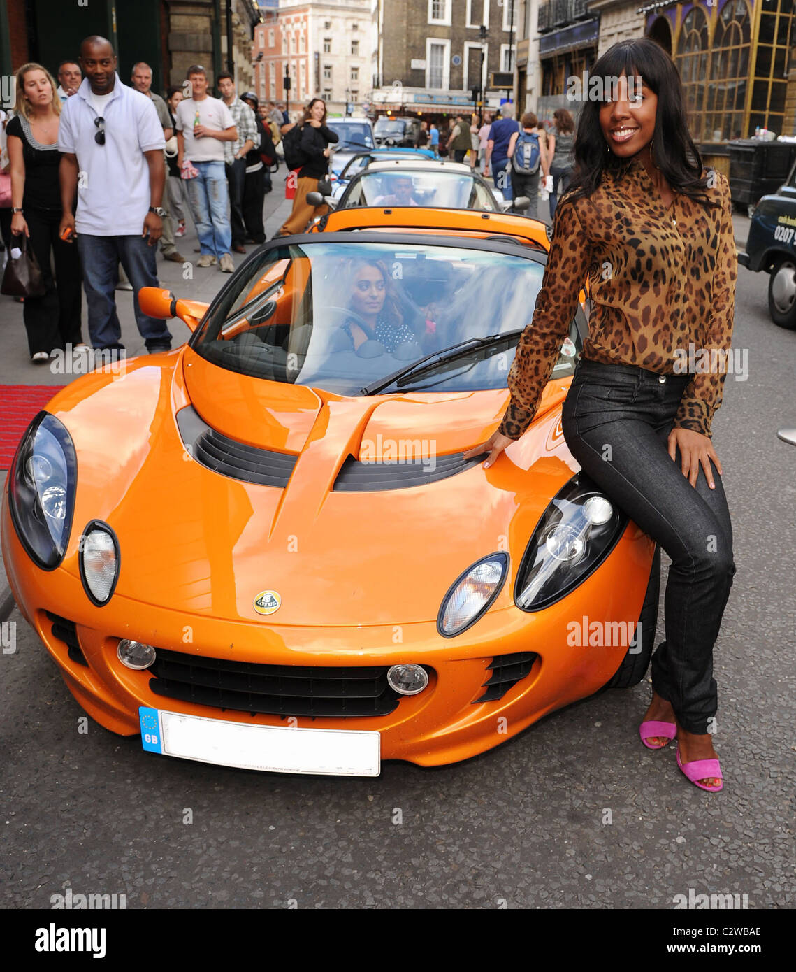 Kelly Rowland at the Lotus 'Project Eagle' celebrity unveiling at ...
