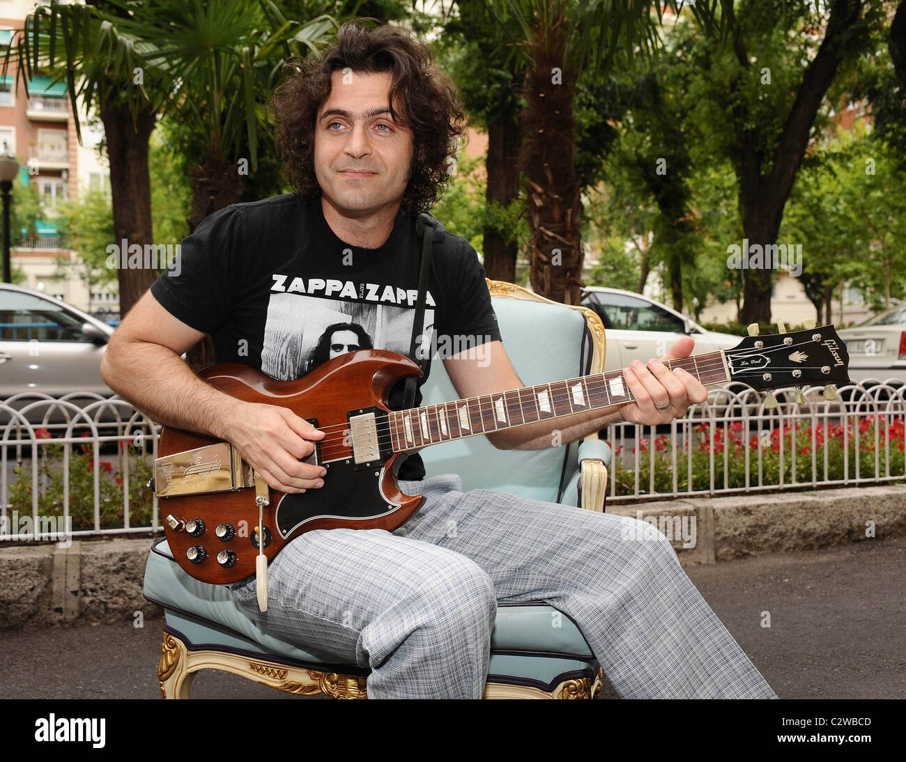 Dweezil Zappa promotes his 'Zappa Plays Zappa' tour where he plays the ...