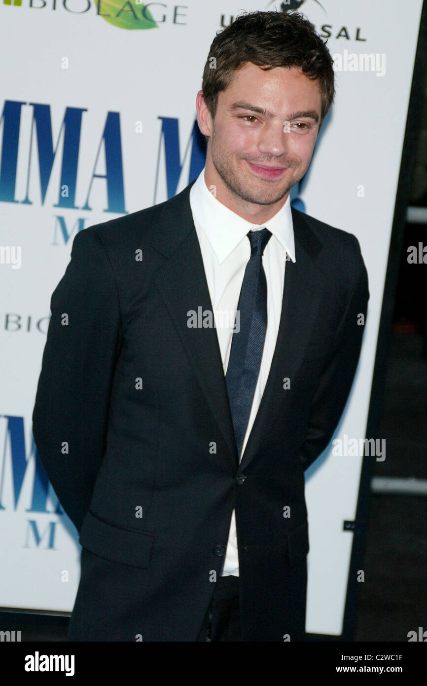 Dominic Cooper The New York Premiere of 'Mamma Mia!' at the Ziegfeld ...