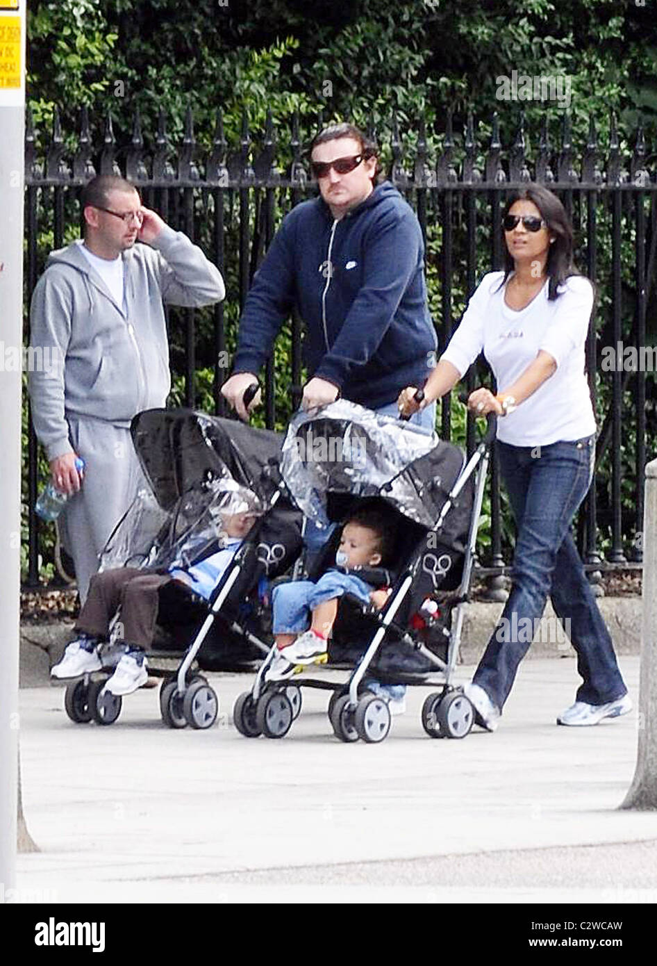 Conrad Gallagher and Candice Gallagher Irish chef out and about with ...