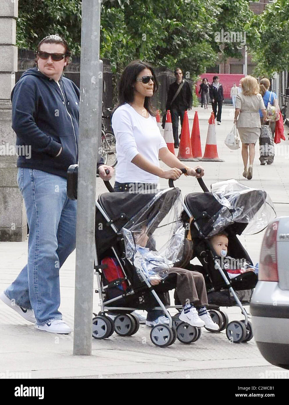 Conrad Gallagher and Candice Gallagher Irish chef out and about with ...