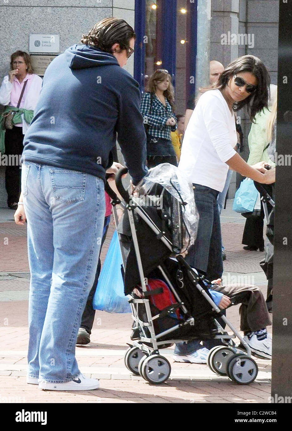 Conrad Gallagher and Candice Gallagher Irish chef out and about with ...