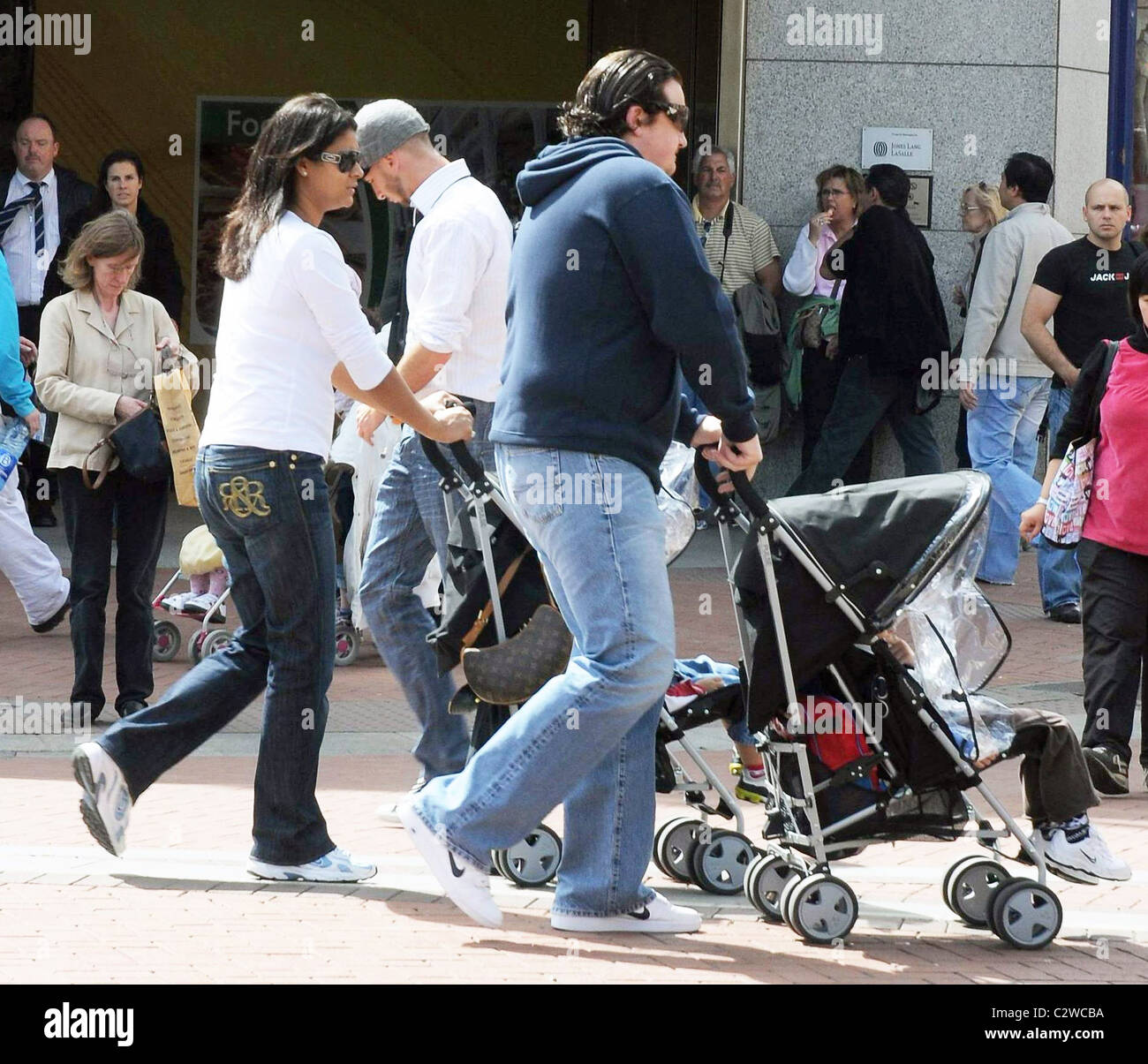 Conrad Gallagher and Candice Gallagher Irish chef out and about with ...