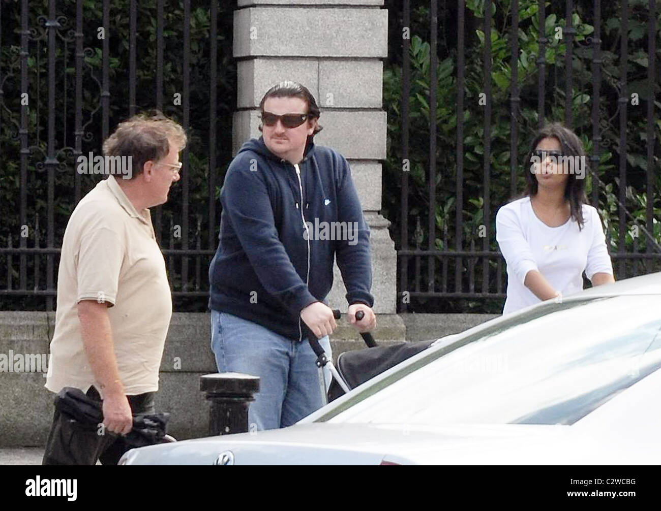 Conrad Gallagher and Candice Gallagher Irish chef out and about with ...