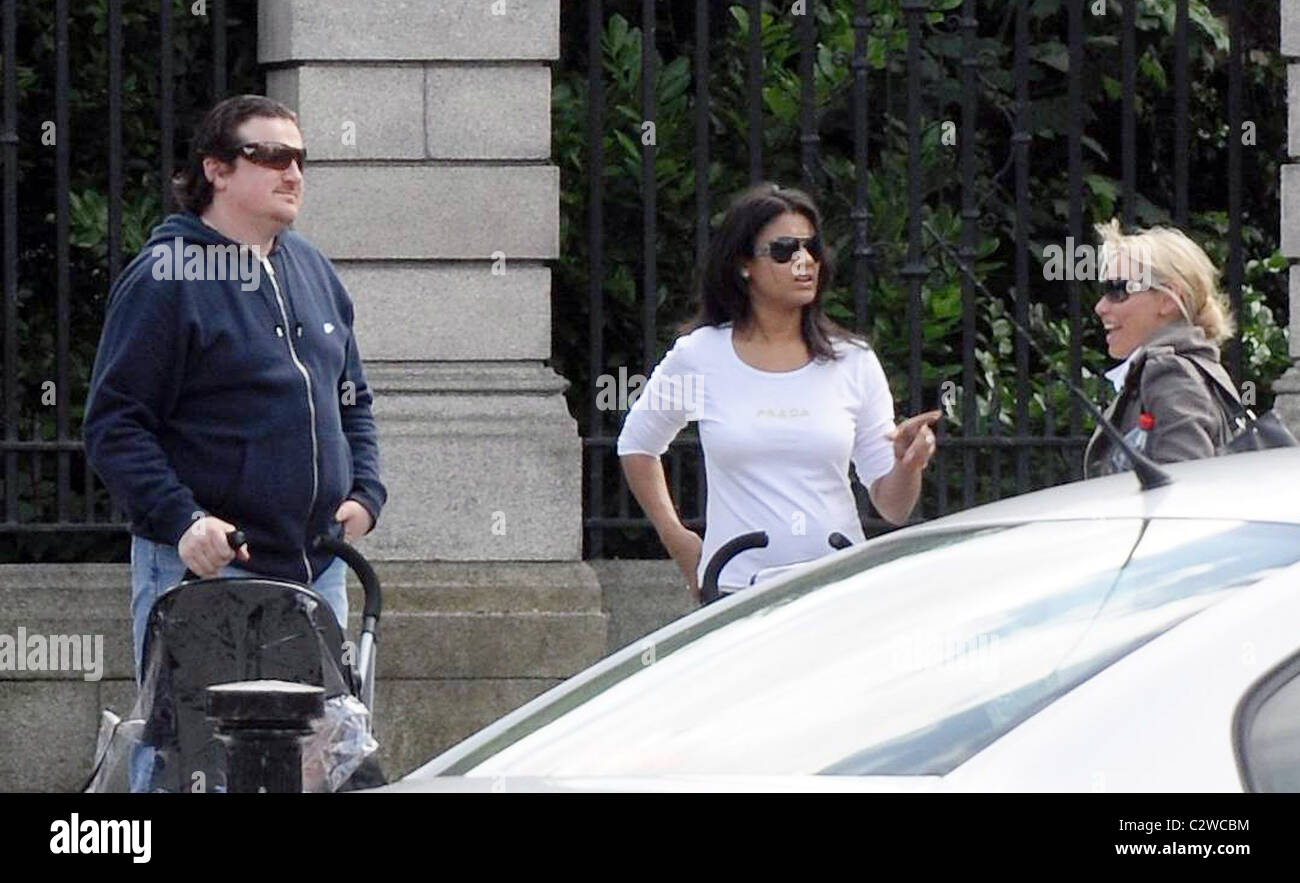 Conrad Gallagher and Candice Gallagher Irish chef out and about with ...