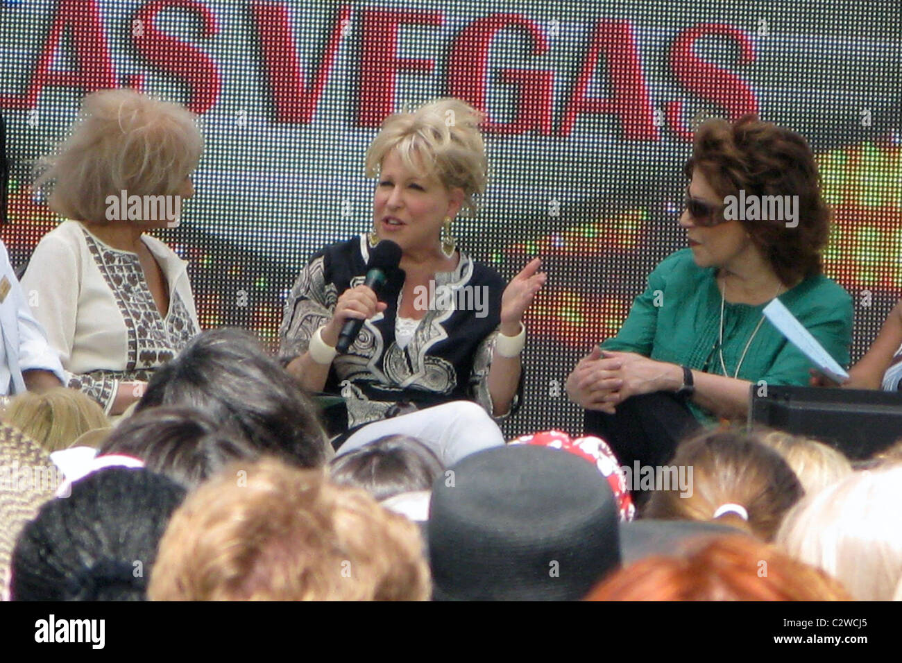 Bette Midler during a live taping of 'The View' at Caesars Palace Las ...