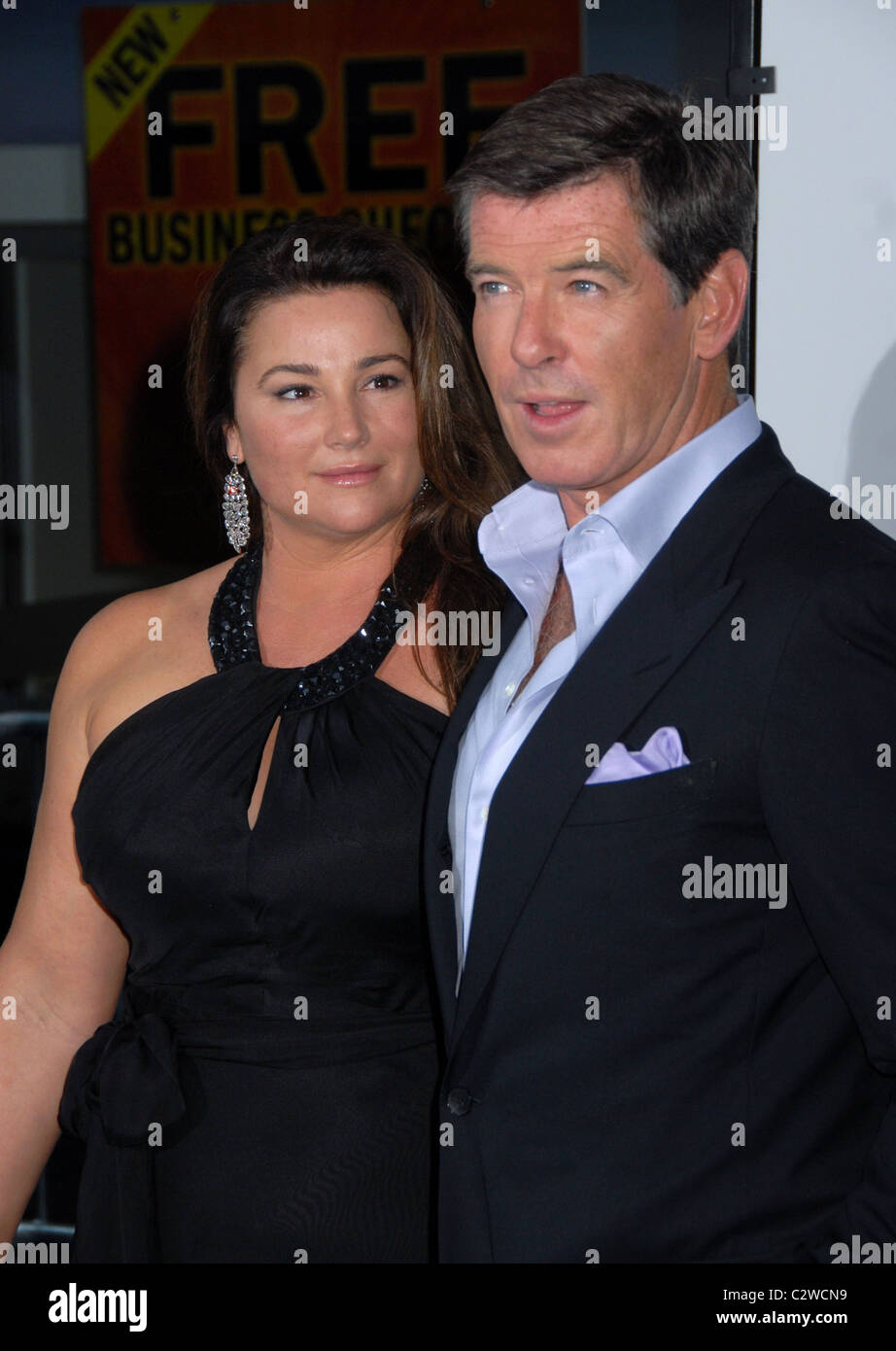 Pierce Brosnan and his wife Keely Shaye Smith The New York Premiere of ...