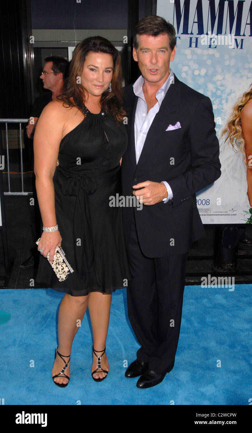 Pierce Brosnan and his wife Keely Shaye Smith The New York Premiere of ...