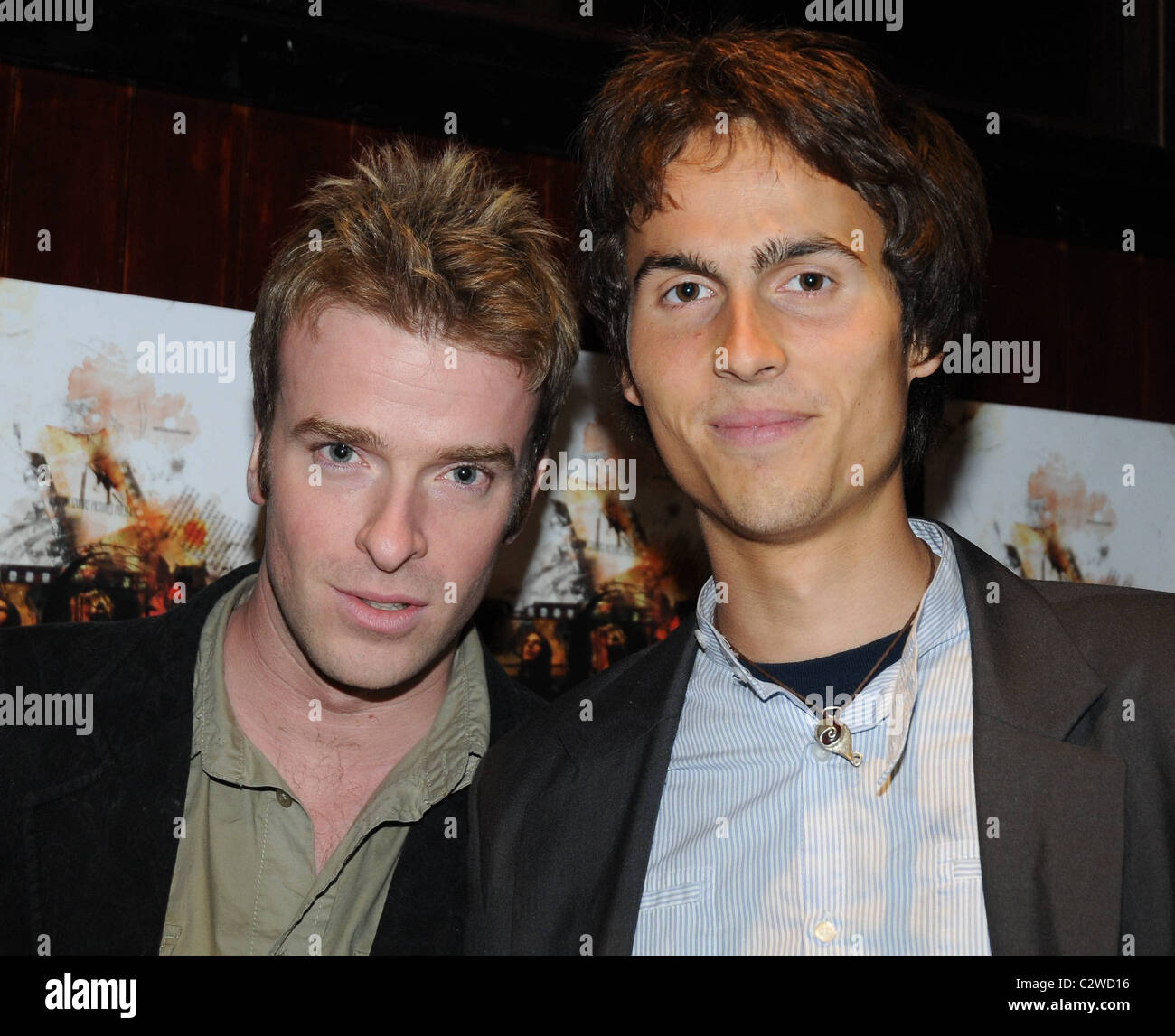 Nigel Linden and Dylan Townsend at the independent film release of ...