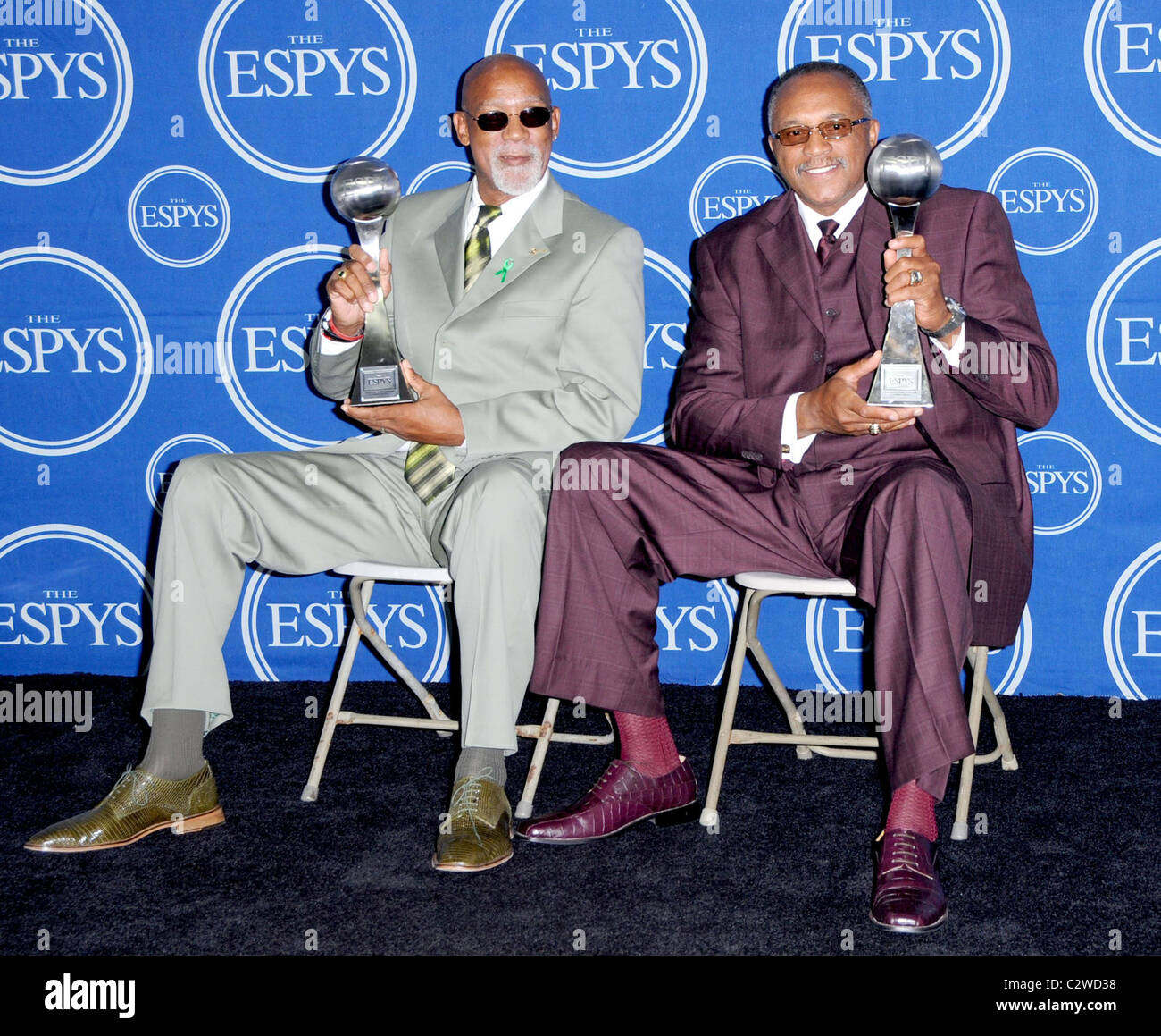 Tommie Smith and John Carlos The 2008 ESPY Awards held at the Nokia ...