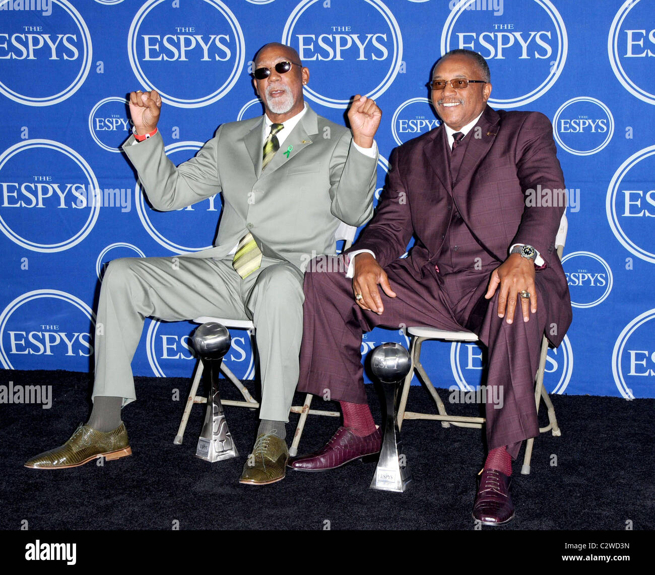 Tommie Smith and John Carlos The 2008 ESPY Awards held at the Nokia ...
