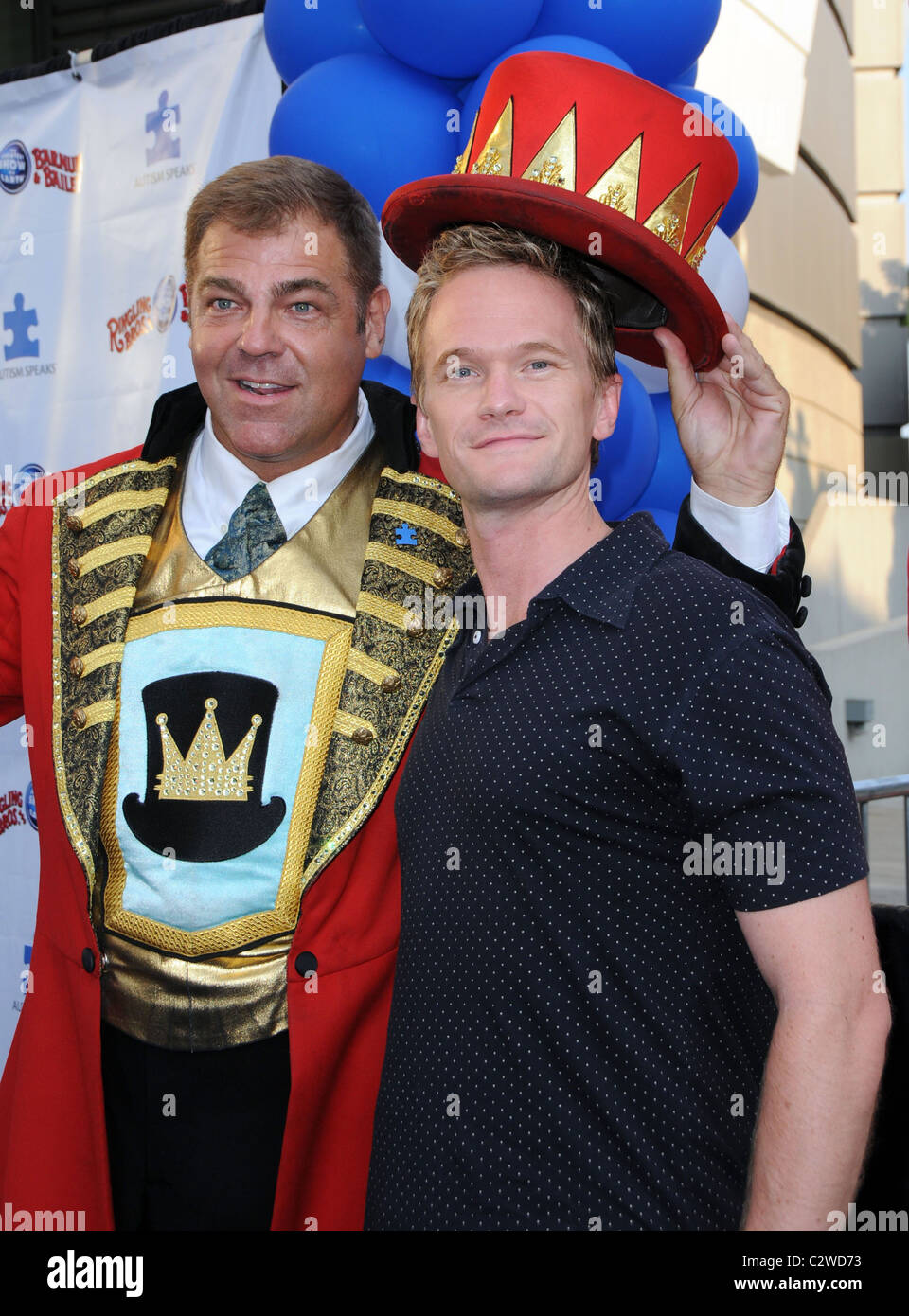 Neil Patrick Harris 'Over the Top' circus opening held at the Staples ...