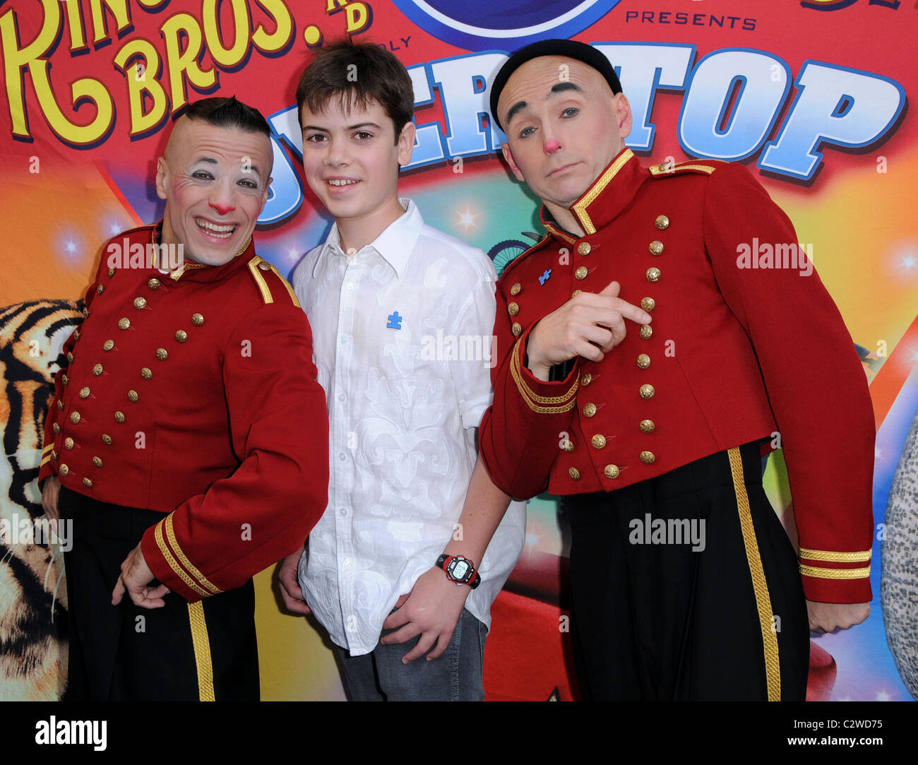 Andrew Gould 'Over the Top' circus opening held at the Staples Theatre ...