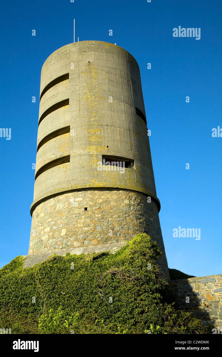 Fort Saumarez German fortifcation Guernsey Channel Islands Stock Photo ...