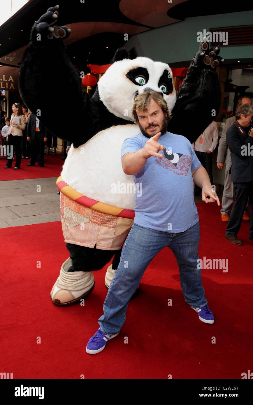 Jack Black UK premiere of 'Kung Fu Panda' held at the Vue West End ...