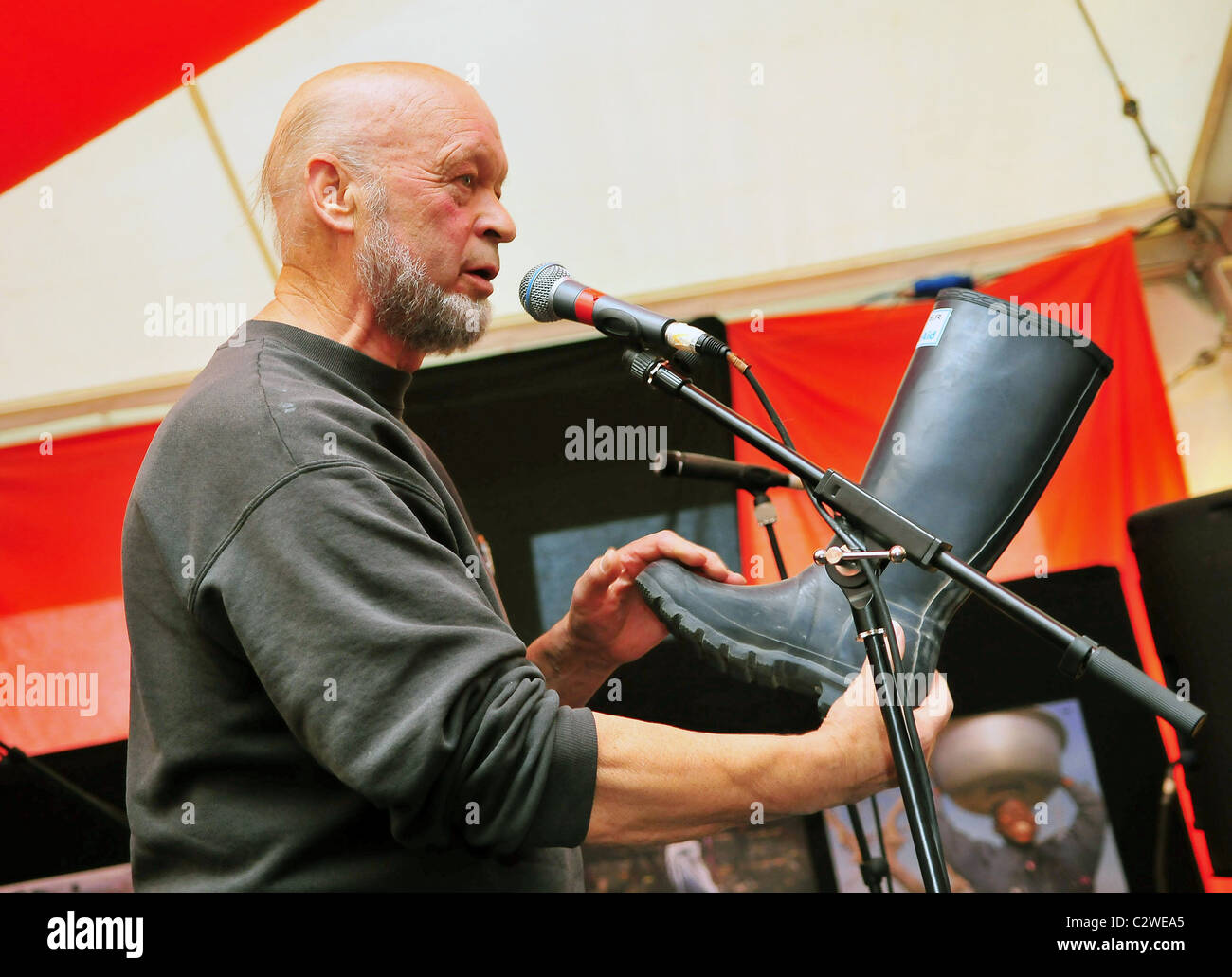 Michael Eavis Glastonbury Festival 2008 Press Conference and impromptu ...