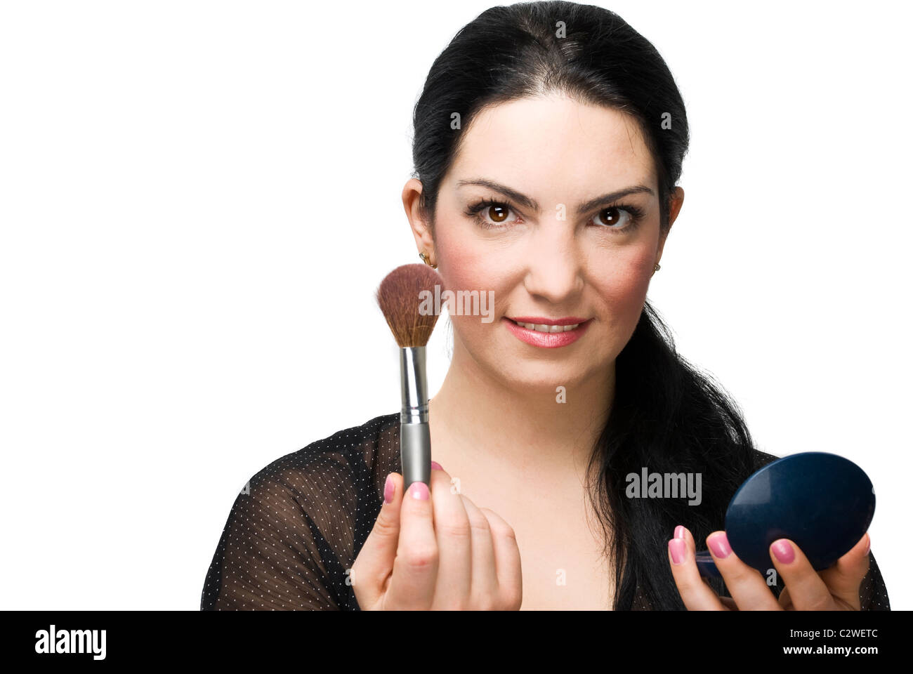 Woman blush blushing hi-res stock photography and images - Alamy