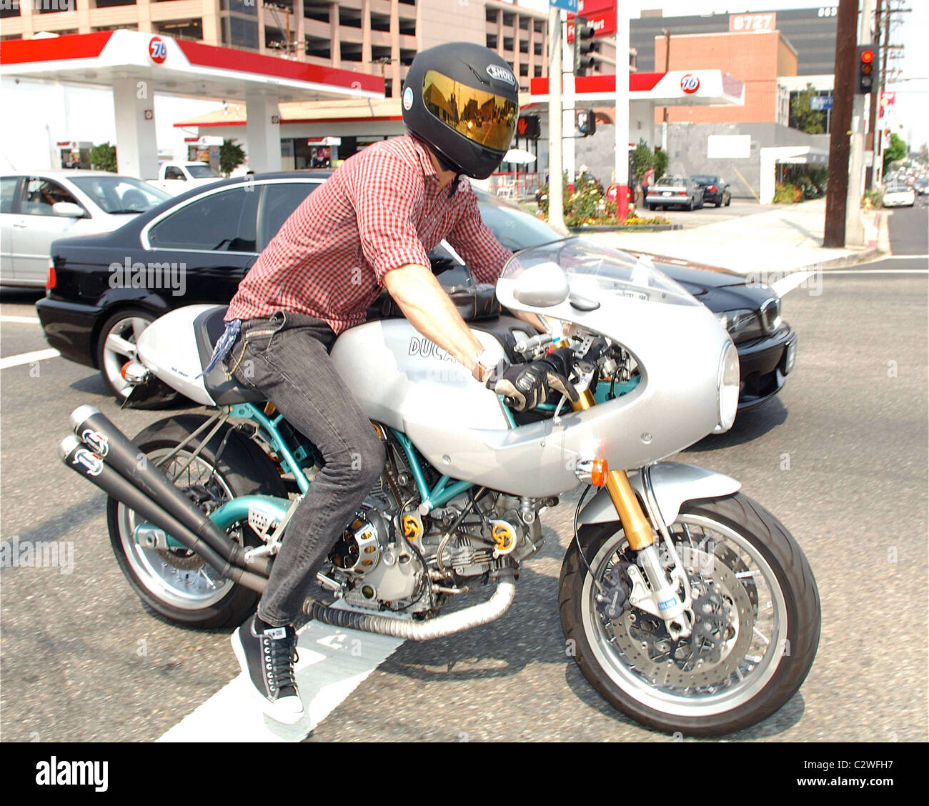 Ryan Reynolds Motorcycle Helmet